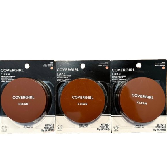 COVERGIRL | Makeup | New 3 Covergirl Clean Pressed Powder Compact 55 ...